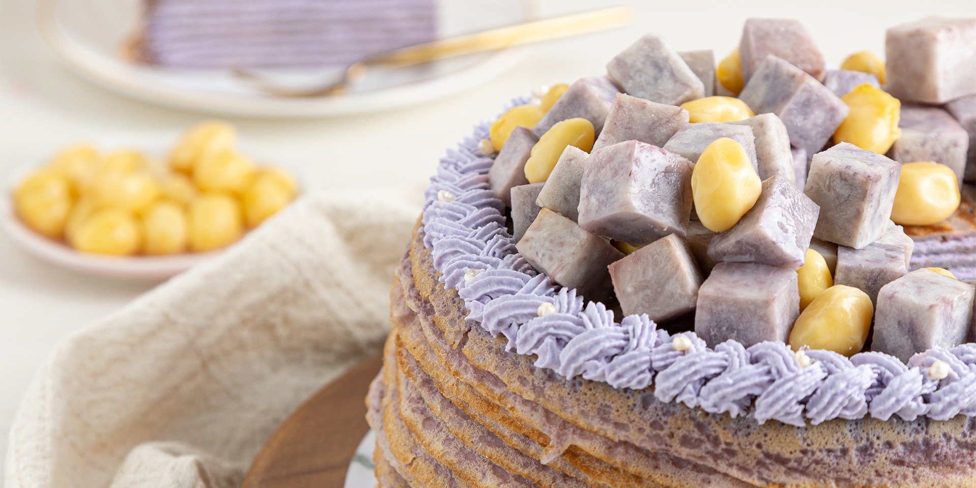 Mille Crepes Taro: 2 Resep Kue Lapisan Taro Yang Delicious